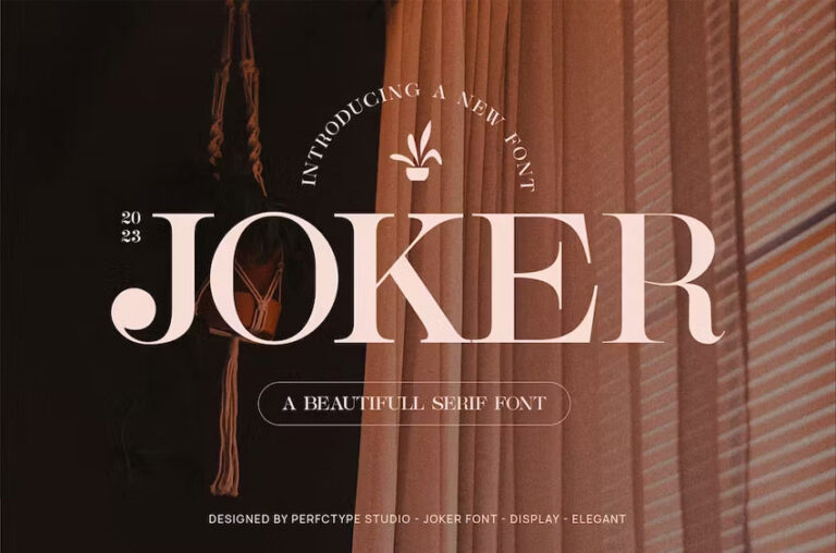Joker Font - Creative Fonts