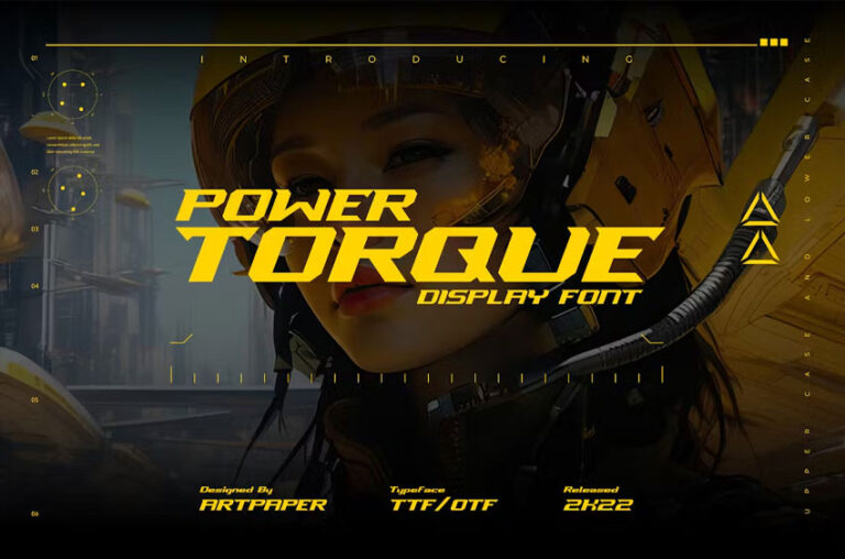 Power Torque Font - Creative Fonts