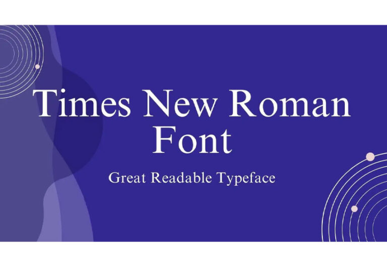 Times New Roman Font - Creative Fonts