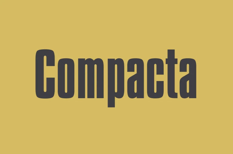 Compacta Font - Creative Fonts