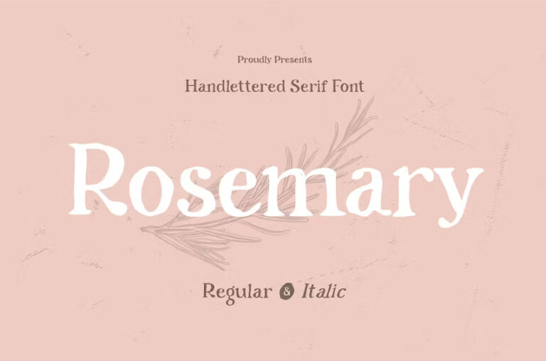 Rosemary Font - Creative Fonts