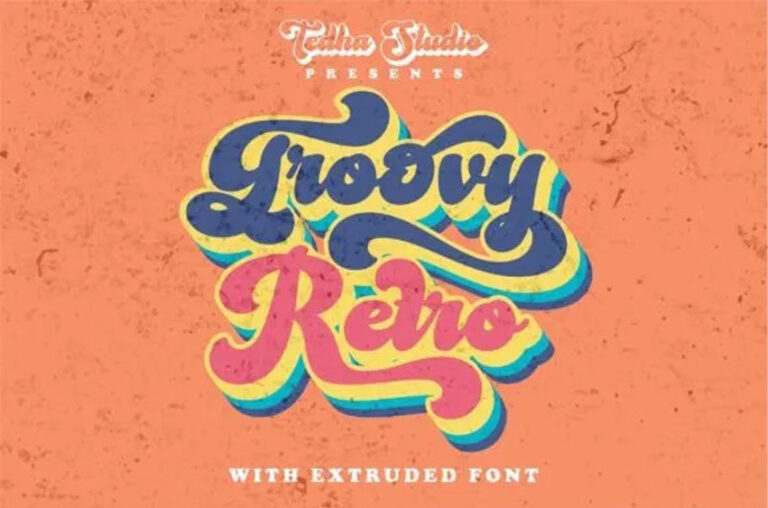 Groovy Retro Font - Creative Fonts