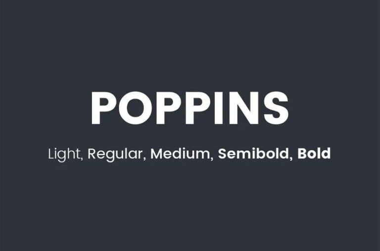 Poppins Font - Creative Fonts