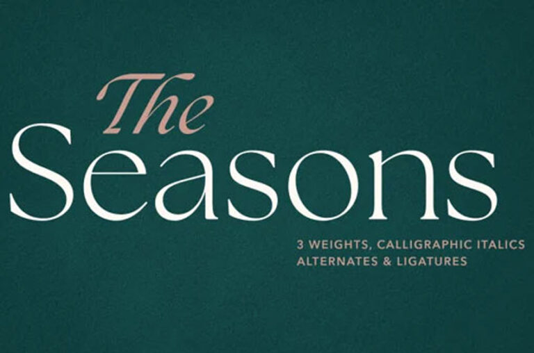The Seasons Font - Creative Fonts