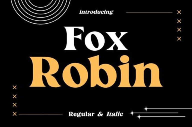Fox Robin Font - Creative Fonts