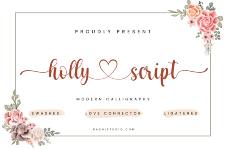 Holly Script Font - Creative Fonts