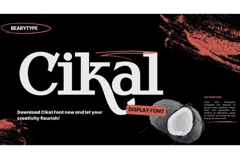 Cikal Font - Creative Fonts