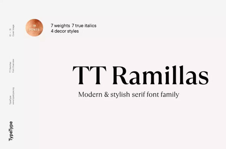 TT Ramillas Font - Creative Fonts