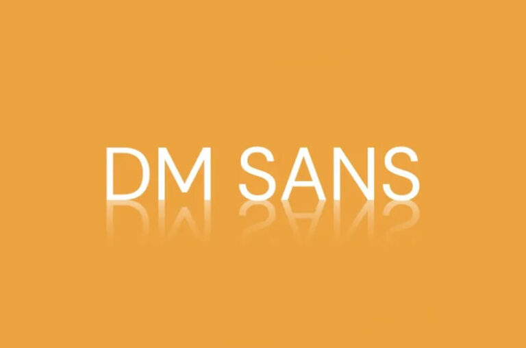 DM Sans Font - Creative Fonts