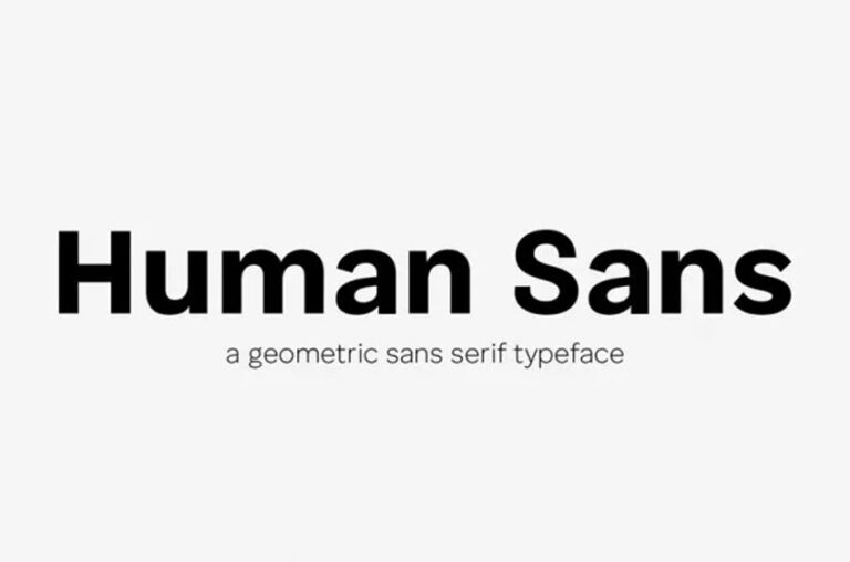Human Sans Font - Creative Fonts
