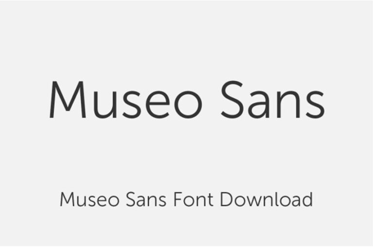 Museo Sans Font - Creative Fonts