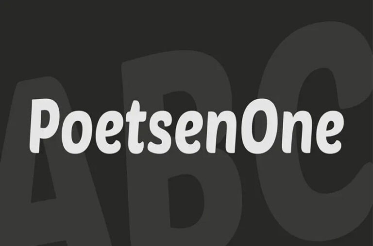 Poetsen One Font - Creative Fonts