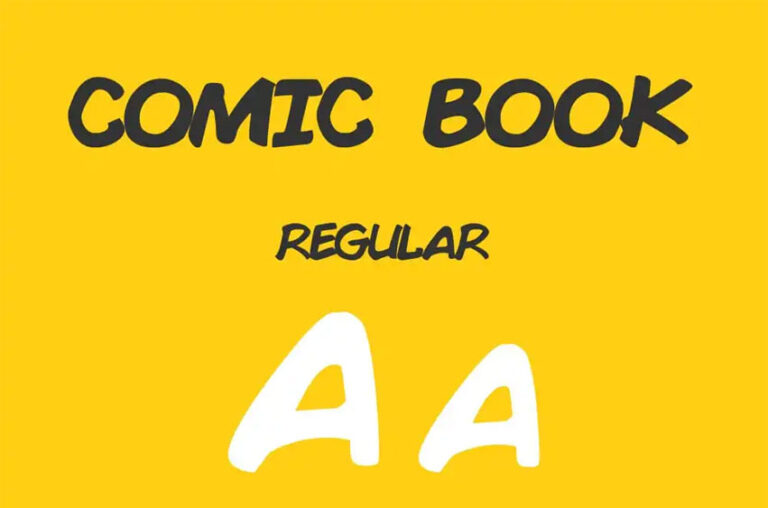 Comic Book Font - Creative Fonts