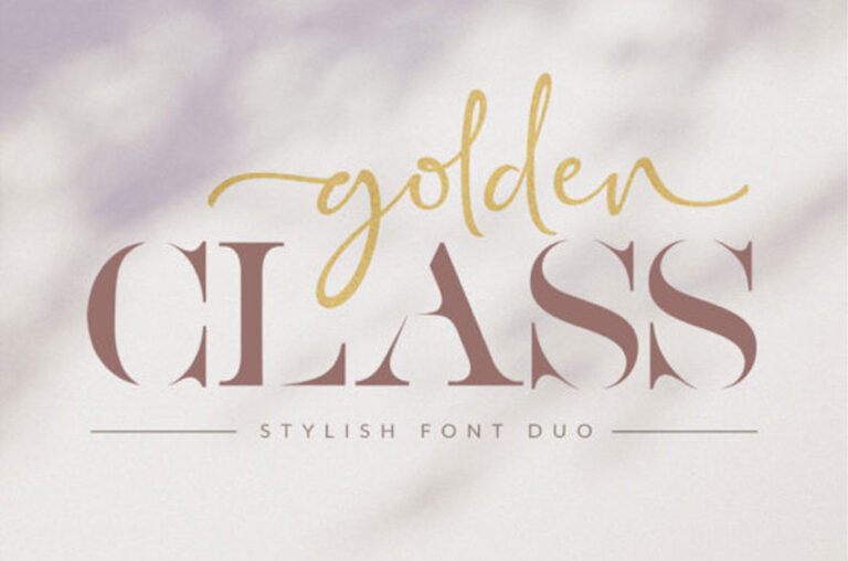 Golden Class Font - Creative Fonts