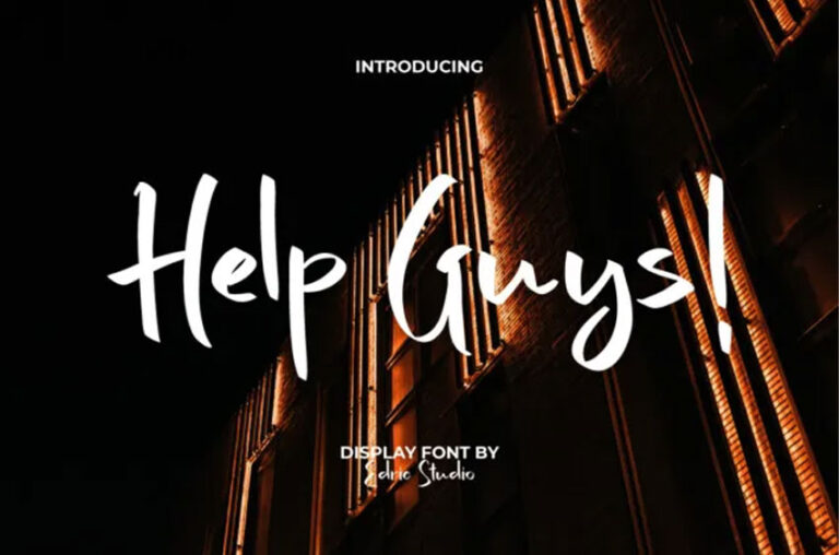 Help Guys Font - Creative Fonts