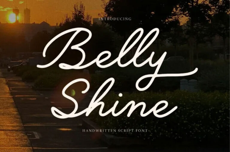 Belly Shine Font - Creative Fonts