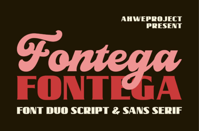 Fontega Duo Font - Creative Fonts