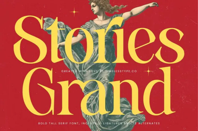Stories Grand Font - Creative Fonts