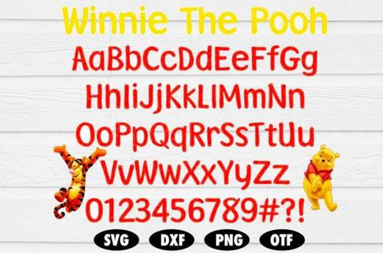 Winnie the Pooh Font - Creative Fonts