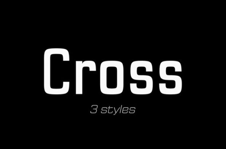 Cross Font - Creative Fonts