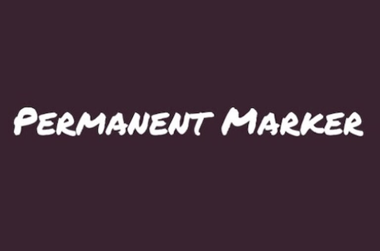 Permanent Marker Font - Creative Fonts