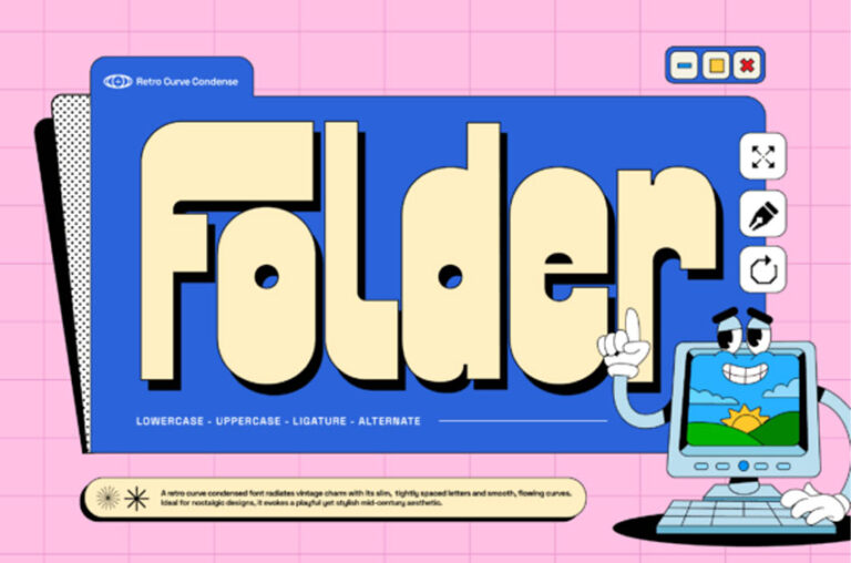 Folder Font - Creative Fonts