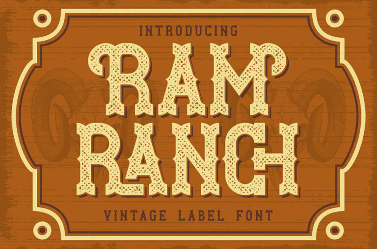 Ram Ranch Font - Creative Fonts