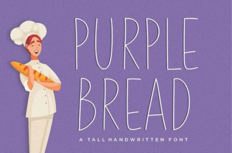 Purple Bread Font - Creative Fonts