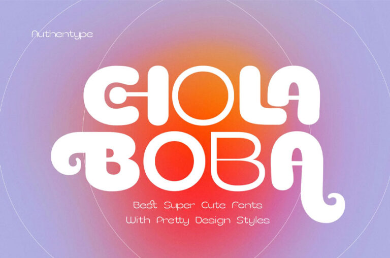 Chola Boba Font - Creative Fonts