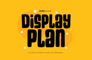 Display Plan Font - Creative Fonts