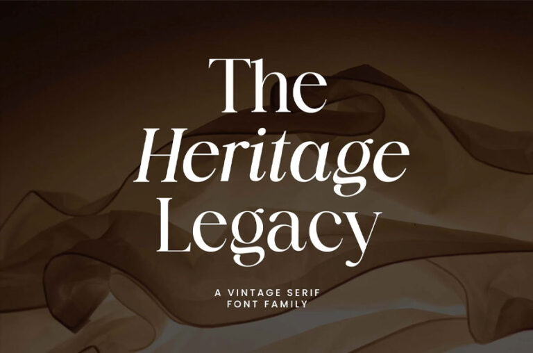 The Heritage Legacy Font - Creative Fonts