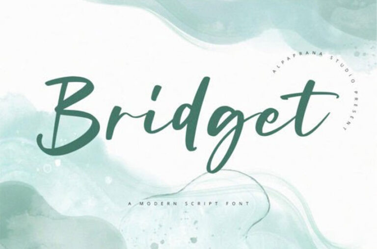 Bridget Font - Creative Fonts