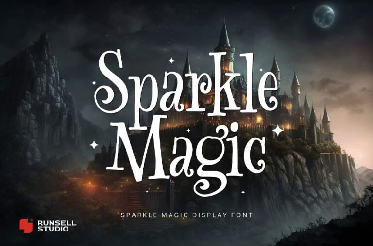 Sparkle Magic Font - Creative Fonts