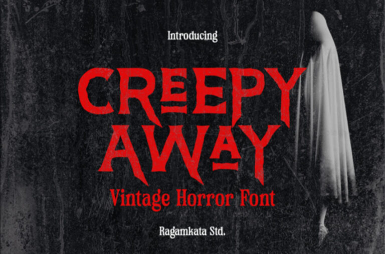 Creepy Away Font - Creative Fonts