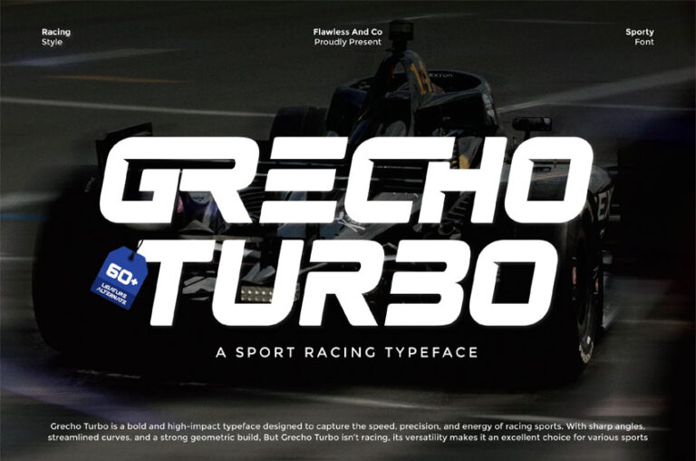 Greco Turbo Font - Creative Fonts