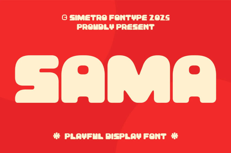 Sama Font - Creative Fonts
