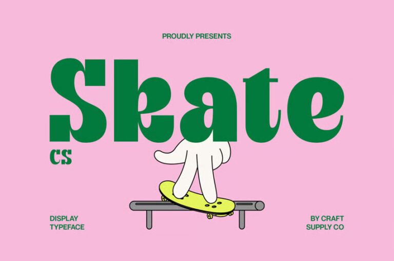 CS Skate Font - Creative Fonts