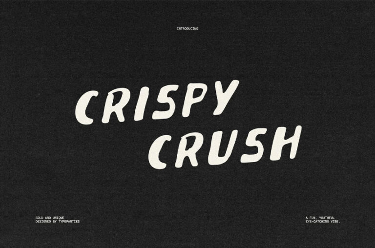 Crispy Crush Font - Creative Fonts