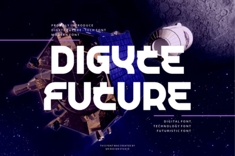 Digyte Future Font - Creative Fonts