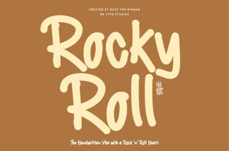 Rocky Roll Font - Creative Fonts