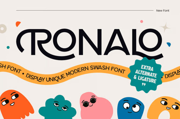 Ronalo Font - Creative Fonts