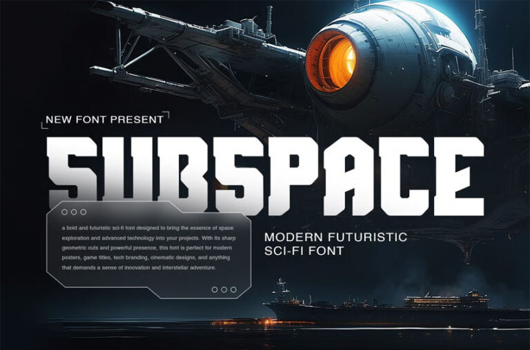 Subspace Font - Creative Fonts