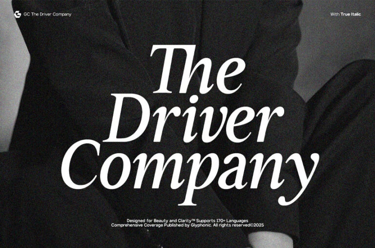 Driver Company Font - Creative Fonts