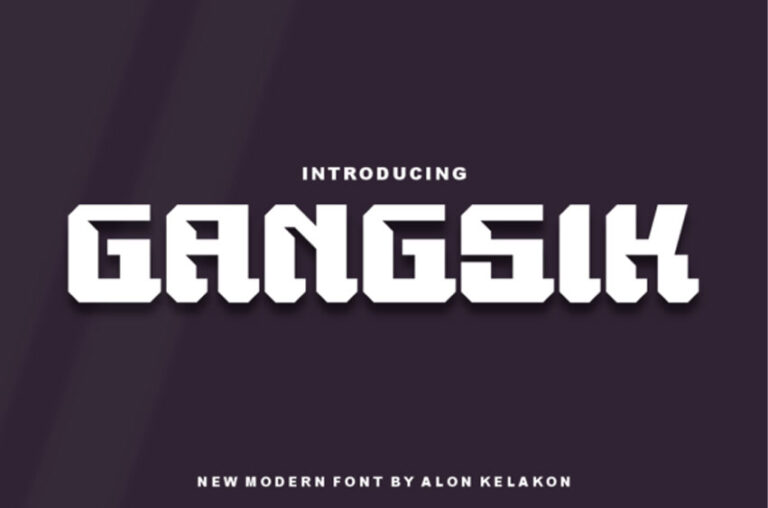 Gangsik Font - Creative Fonts
