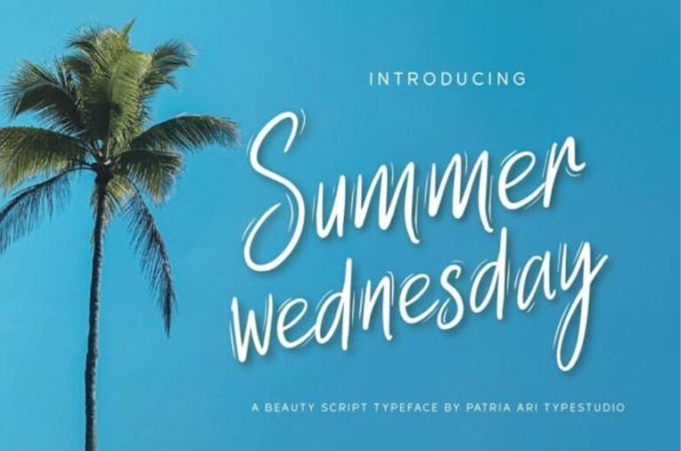 Summer Wednesday Font - Creative Fonts