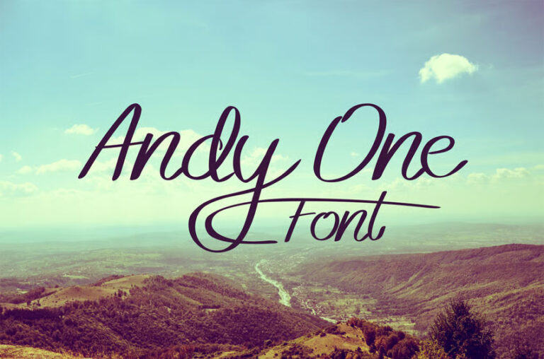 Andy One Font - Creative Fonts