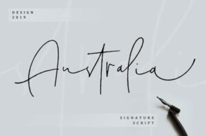Australia Script Font - Creative Fonts