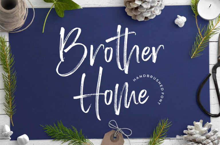 Brother Home Font - Creative Fonts