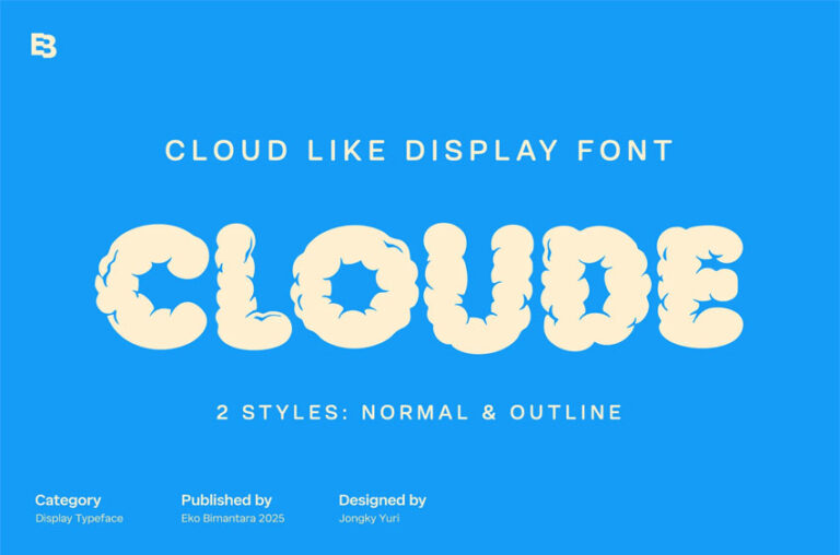 Cloude Font - Creative Fonts