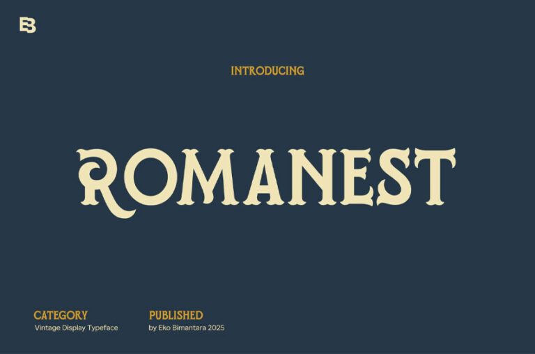 Romanest Font - Creative Fonts
